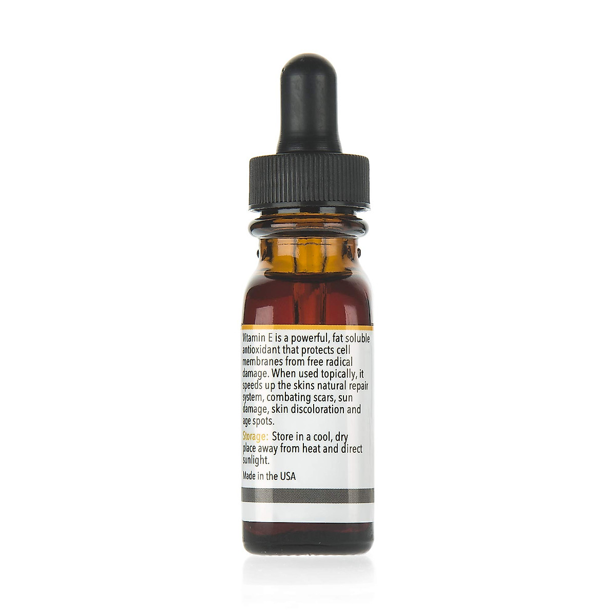 Bos Essentials Natural Vitamin E Oil (>90% D-Alpha Tocopherol) | Pure & Undiluted Oil | Diminishes The Appearance of Scars, Wrinkles, & Other Skin Abnormalities | Non-GMO