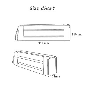 Co-well (US Warehouse E-Bike Battery 36V 48V- 10AH 13AH 15AH 18AH Lithium Ion Battery with Charger for 250W 350W 500W 700W 1000W Electric Bike Battery Mountain Bike Motor (36V15AH (200-700w) Black)