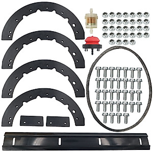 Masnln Snowblower Paddles 753-0613, Scraper Bar 731-1033, Belt 754-0101A for MTD 731-0782 731-0781 731-0780 721-0287 20 21 Inch 2-Cycle Single Stage Snowthrower