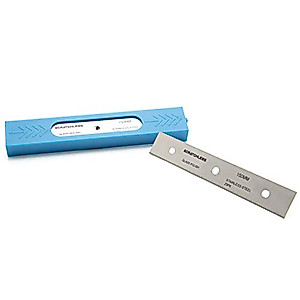 Glass Polish 15043 SCRATCHLESS Stainless Steel Blades, Double-Edged Blades for Scratchless Glass Scraper | 25 Pack | 6 inch