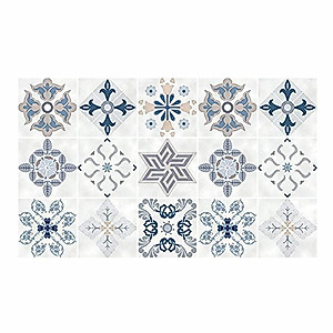 Moyishi Kitchen Backsplash Wallpaper Stickers Waterproof Oilproof High Temperature Resistant Transparent Art Design, 60cmx1M (White)