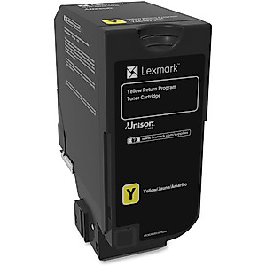 Lexmark 74C10Y0 Unison Toner Cartridge, Yellow