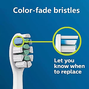 Sonic Toothbrush Head Compatible with Philips Sonicare Toothbrush HX3/6/8/9 Series Multi-Action Anchor Free Tufting (6)