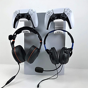 3D Cabin Product Deluxe Wall Mounting Kit Set Bracket Pack Compatible with PlayStation 5 Digital Console Black Left