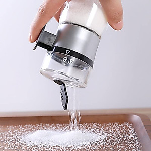 5g Push-type Salt Dispenser Kitchen Condiment Cuisine Pepper Shaker Spice Salt Sugar Bottle Jar Push Type Can Tin Seasoning