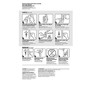 Command Jumbo Hook with Strips 17004ES- White, Pack of 1 with A Prep Pad for Fast and Easy Application