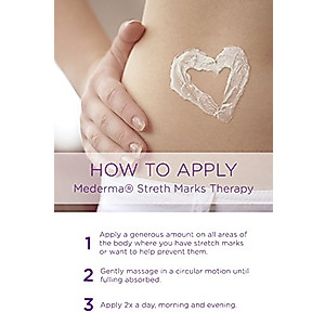 Mederma Stretch Marks Therapy, Hydrates to Help Prevent Stretch Marks, Clinically Shown to Produce Noticable Improvement in 4 Weeks, Dermatologist Recommended, Ivory, 5.29 Ounce