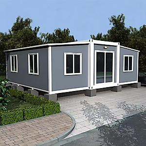 Standard Expandable Container House With Bathroom Kitchen Small Den prefab 20ft 40ft Foldable Container House For Living