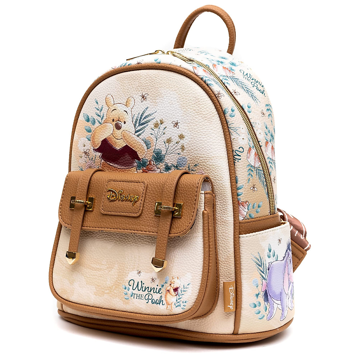 Wondapop Winnie the Pooh 11" Vegan Leather Fashion Mini Backpack