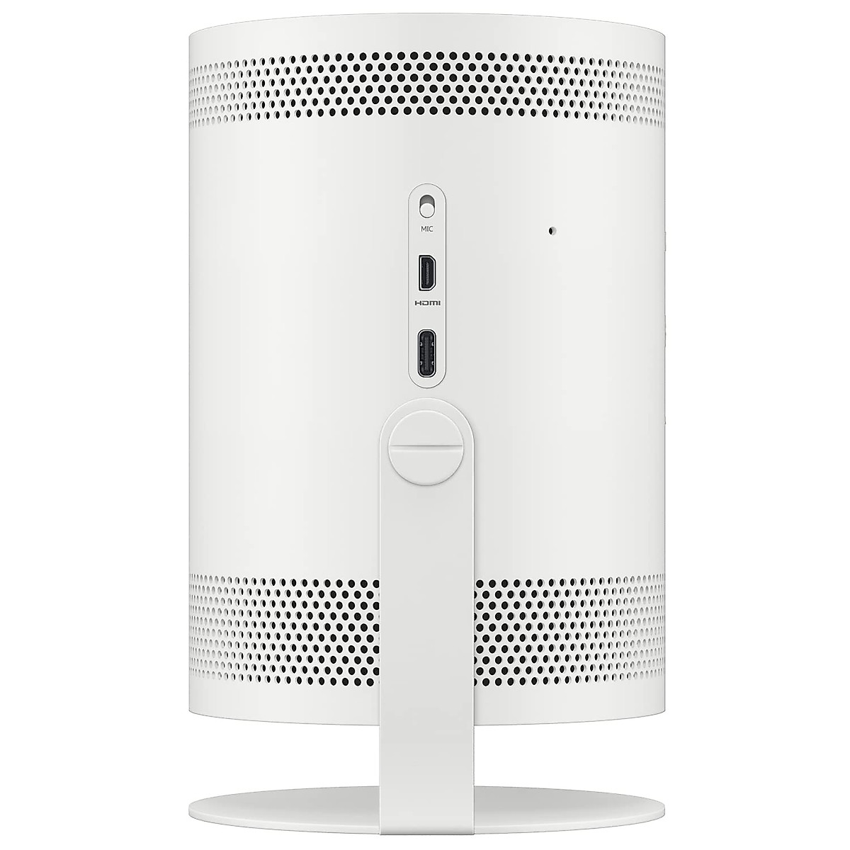 Samsung The Freestyle Projector, Up to 100" Screen, Smart TV, 360 Degree Sound (SP-LSP3BLAXZA) Bundle with 2 YR CPS Protection Pack, Deco Gear HDMI Cable and 120" Screen