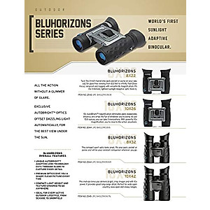 Steiner BluHorizons Binoculars with Unique Lens Technology, Eye Protection, Compact, Lightweight, Ideal for Outdoor Activities and Sporting Events, 10x42