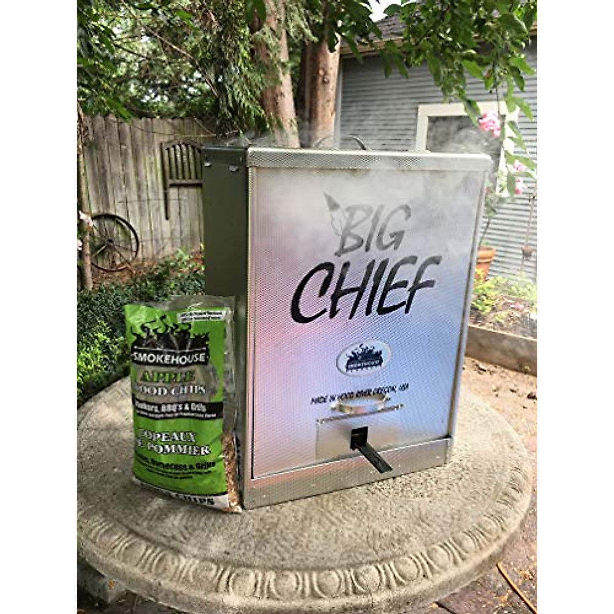 Smokehouse Products Big Chief Front Load Smoker , Silver , Large