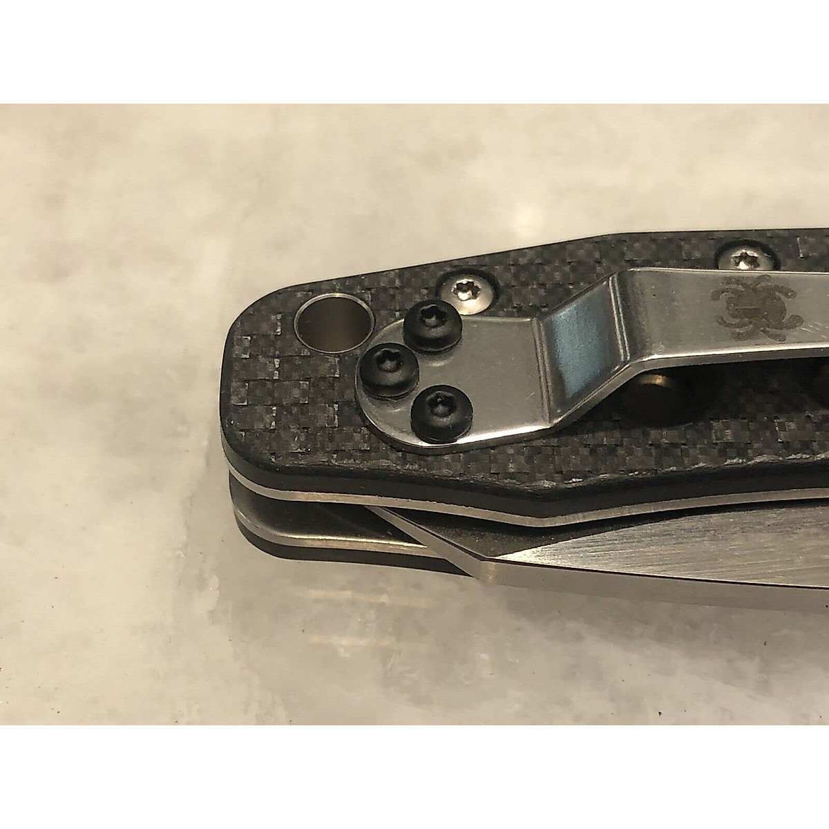 Black Stainless Torx Screws For Spyderco Smock Knife Pocket Clip - 3pcs