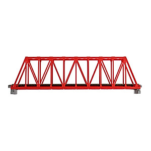 Kato USA Inc. N 248mm 9-3/4 Truss Bridge Red KAT20430 N Track