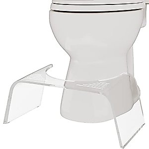 Squatty Potty Ghost Acrylic Toilet Stool, 7"