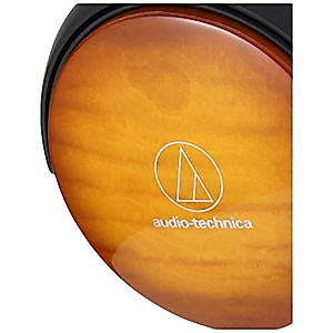 Audio-Technica ATH-WP900 Over-Ear High-Resolution Headphones, Flame Maple/Black, Adjustable