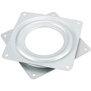 JOIKIT 20 Pack 4 Inch Lazy Susan Hardware，Lazy Susan Turntable Bearing Plate with Screws, Lazy Susan Bearing Swivel Plates for Serving Trays, Racks, Tables, 300lbs Load Capacity