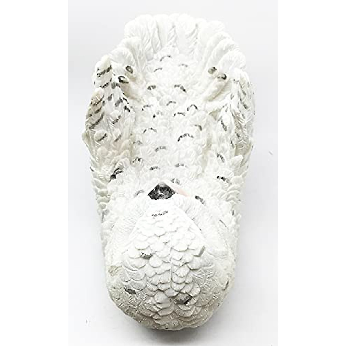 Ebros Wisdom of The Tundra Forest Beautiful Mystical Snowy Owl Wine Bottle Holder Figurine Storage Rack for Rustic Wildlife Decor Ideal for Cabin Lodge Country Design Decorative Party Hosting Kitchen