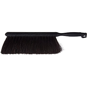 SPARTA Flo-Pac Counter Brush with Bristles Scrub Brush, Cleaning Brush with Long Lasting for Cleaning, 9 Inches, Black