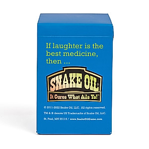SNAKE OIL Booster Shot Game Core-Level Expansion Pack for Ages 10+ - The Silly Selling Party Game
