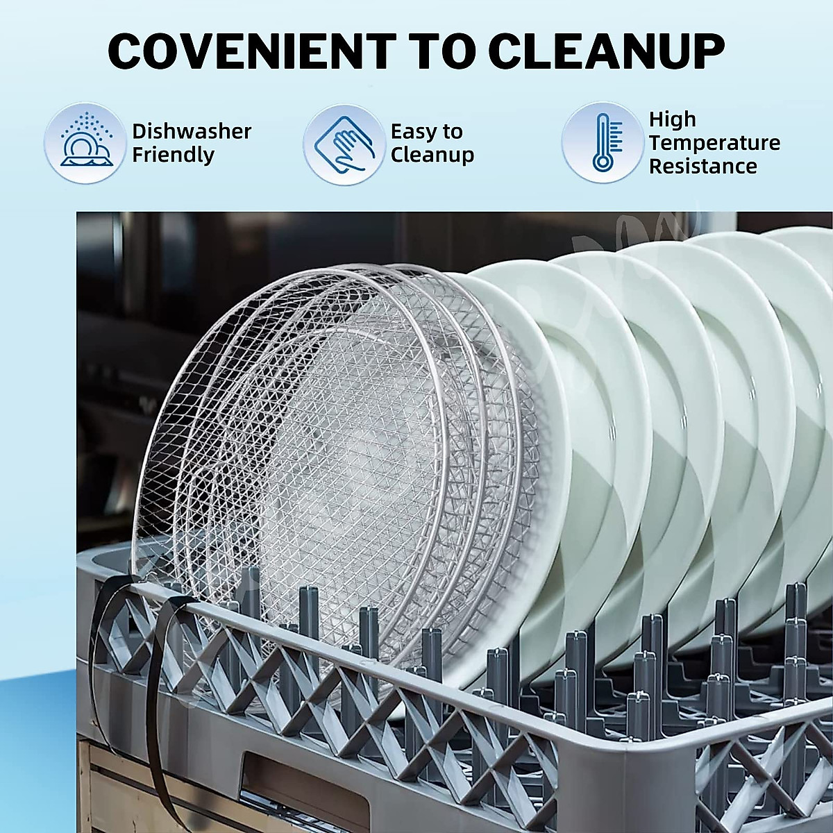 Air Fryer Accessories - Three Stackable Dehydrator Racks for Ninja, Instant Pot Vortex, COSORI, CHEFMAN, Gowise, Ultrean, Gourmia - 304 Stainless Steel Grill Rack Fits 4.2-5.8 QT Air Fryer, Oven