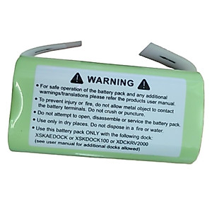 Robot Vacuum Cleaner Battery Module, Compatible For Shark RVBAT850 R75 R85 RV850 AV751 AV752 AV753 RV761. Rechargeable & Detachable Battey