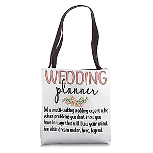 Wedding Planner Definition Wedding Planning Tote Bag