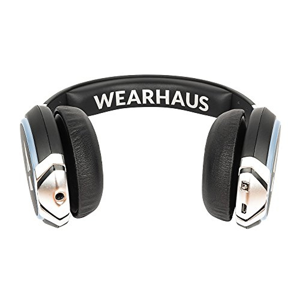 Wearhaus Arc On-Ear Bluetooth Headphones with Wireless Music Sharing, Customizable Color Ring, Touch Controls, Spotify Apple Music Integrated iPhone Android App - Black