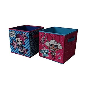 Idea Nuova LOL Surprise Set of 2 Durable Storage Cubes with Handles