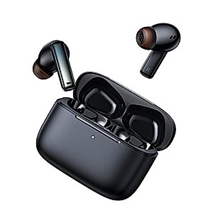 Baseus Wireless Earbuds, Active Noise Cancelling Bluetooth 5.2 Earbuds with 4 ENC Mics & Wireless Charging Case, 38ms Low Latency 30H Playtime Bluetooth Headphones for iPhone and Android(Bowie M2+)