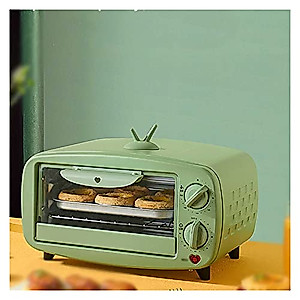 FZZDP Mini Household Electric Oven Multifunctional Pizza Cake Baking Oven With 60 minutes Timer Stainless Steel Toaster 2 Layers