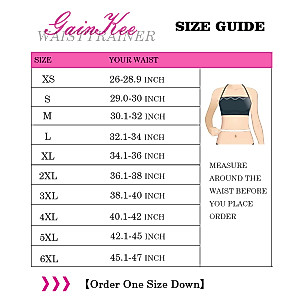GainKee Waist Trainer with Zipper Women's Shapewear Waist Cinchers Corset Waist Trainer for Women (X-Small, Belt)