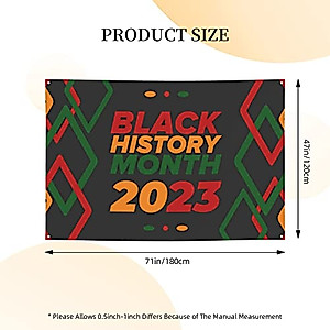 Black History Month 2023 Banner Yard Outdoor Party Congratulations Welcome Home Banners Photography Background Decoration