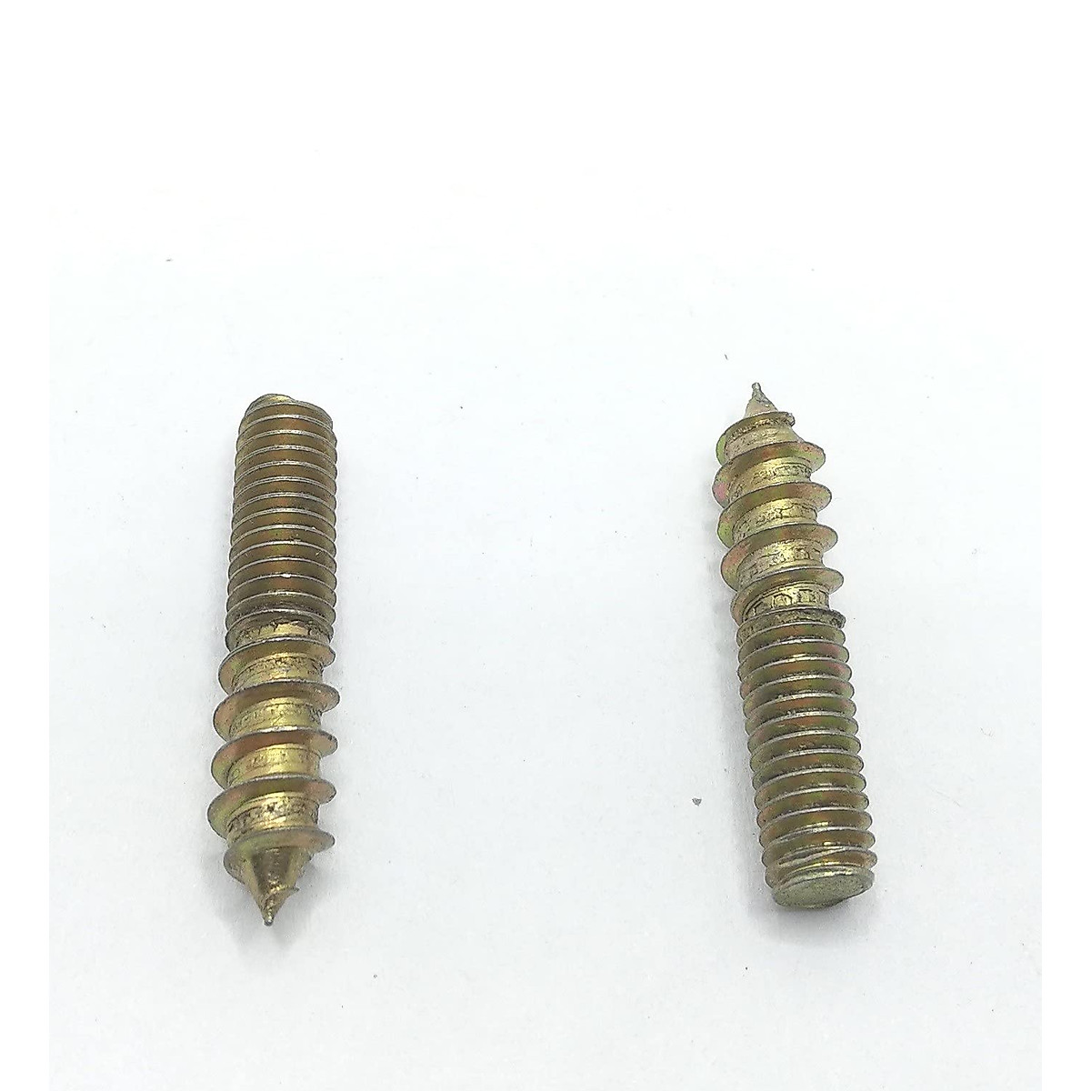 Hanger Bolt M6x30 Double Headed Bolt Self-Tapping Screw for Furniture 10Pcs