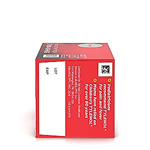 Tylenol Children's Chewables, 160 mg Acetaminophen for Pain & Fever Relief, Grape,2 * 24 ct (48 Ct)