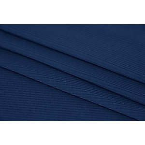 R.Vivimos Women Spring Autumn Long Sleeve Sweater Knitted Slim Elastic V Neck Sexy Midi Wrap Dresses （Large, Navy Blue）