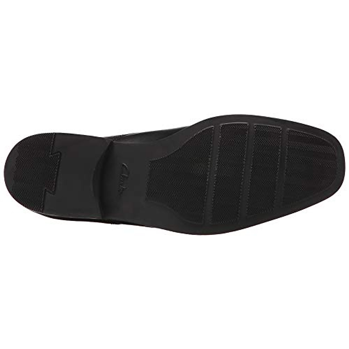 Clarks mens Tilden Walk Oxford, Black Leather, 10.5 US