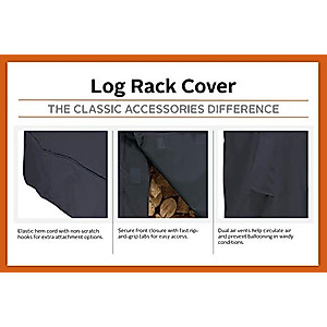 Classic Accessories Log Rack Cover, 4-Feet
