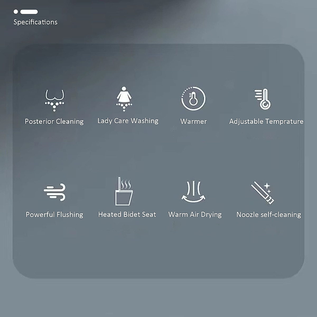 Automatic Flushing, Manual Flipping, Modern Classic Elongated with Dryer, Warm water, Foot Sensor Operation, Heated Bidet Seat, Tankless Smart Toilet with LED Display