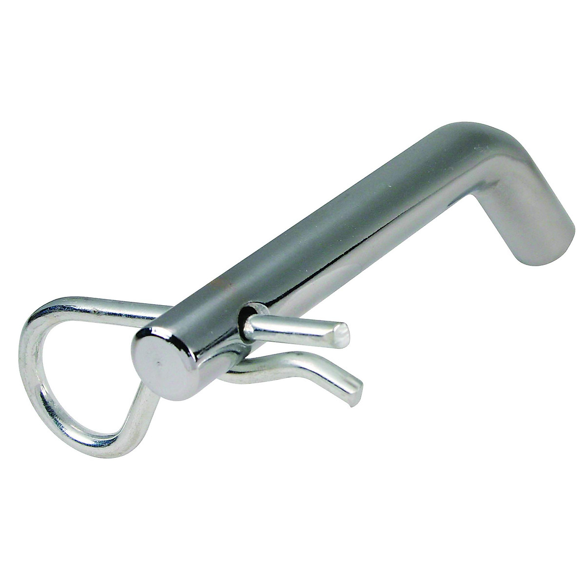 Trimax Deluxe 1/2" Dia. Receiver Pin & Clip SP125, Clam Packaging, Chrome