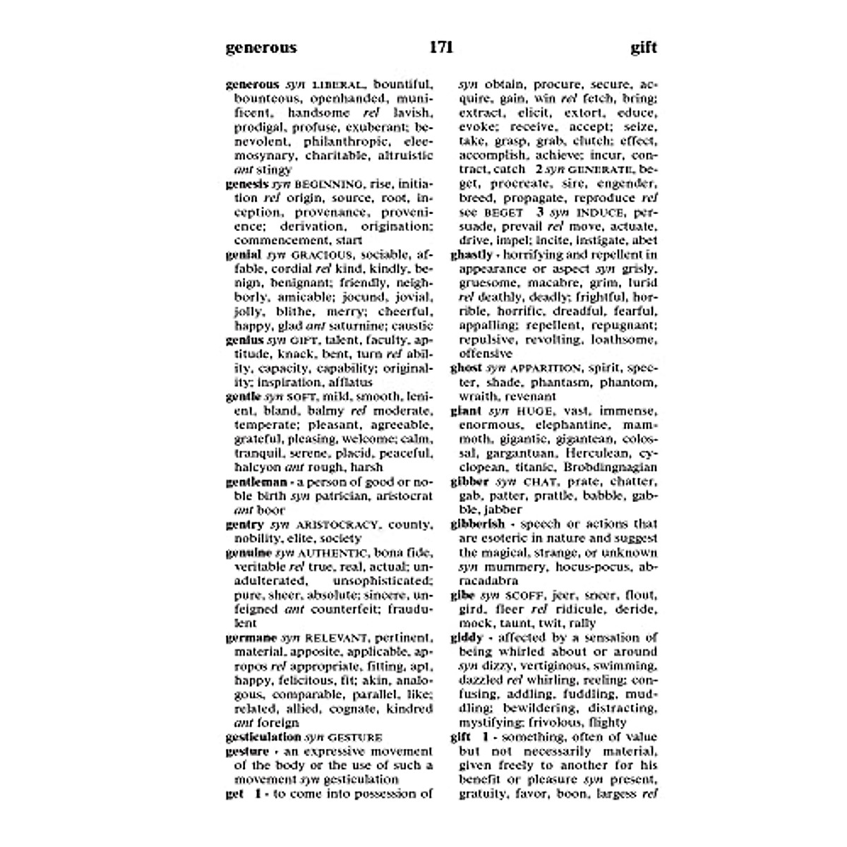 Merriam-Webster's Pocket Thesaurus, Newest Edition, (Flexi Paperback) (Pocket Reference Library)