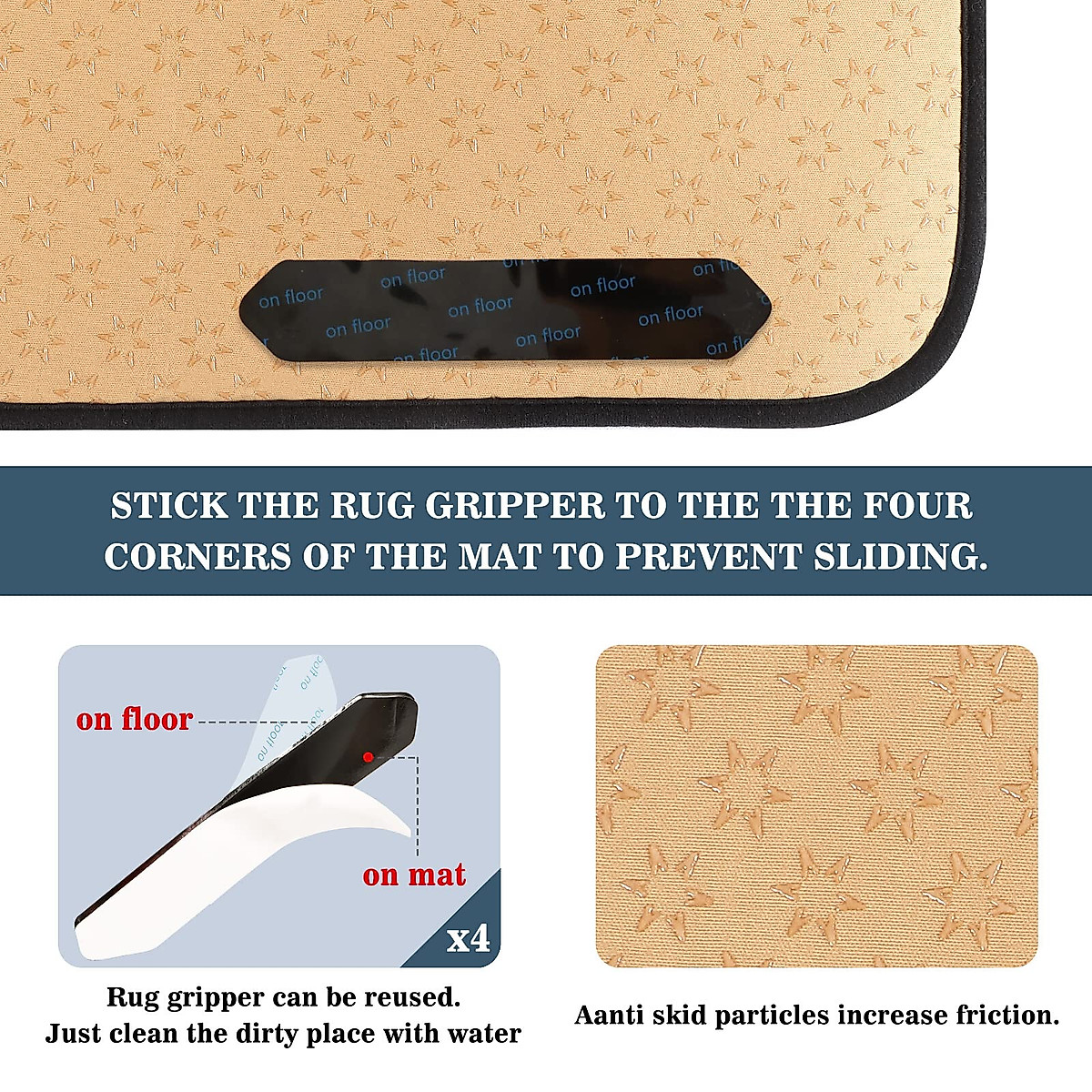 Kitchen Rugs Mats Non Skid 39 X 20inch Throw Rugs for Kitchen Floor Sink Standing Carpets Entryway Rugs (Red Wine and Bottle)