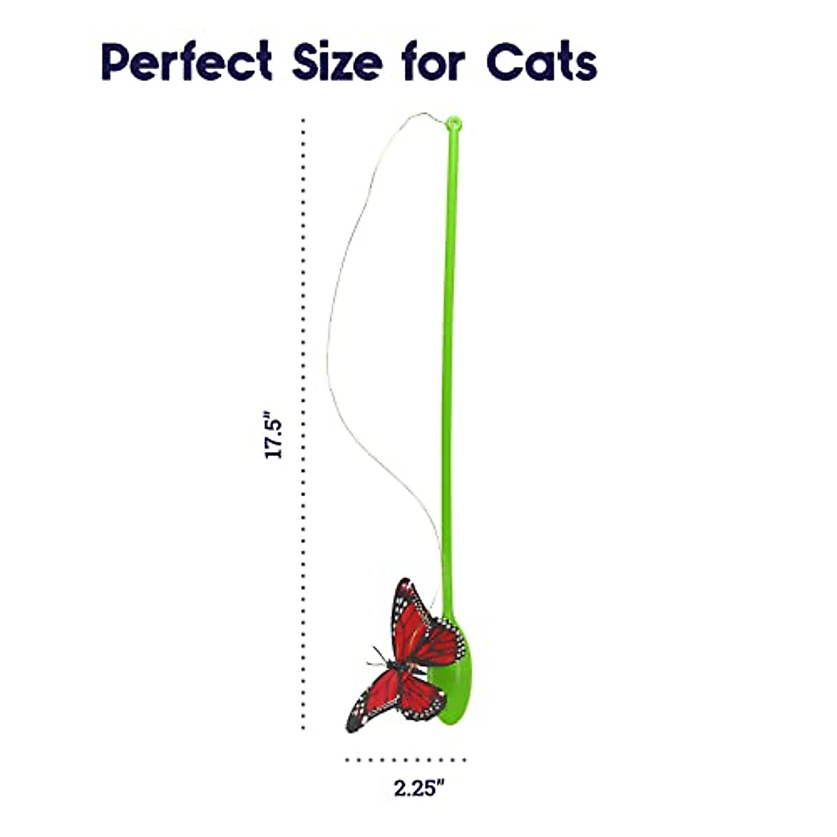 Petstages Butterfly Chase Cat Teaser Wand