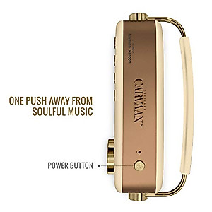 Saregama Carvaan 2.0 Portable Digital Music Player - Sound by Harman/Kardon (with 20,000 Songs) (with WiFi, Champagne Gold Color)