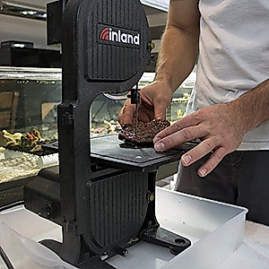 Inland Craft DB-100 Tabletop Band Saw Machine | Cuts Glass Stone Wood Metals Plastics | Includes THREE Band Saw Blades