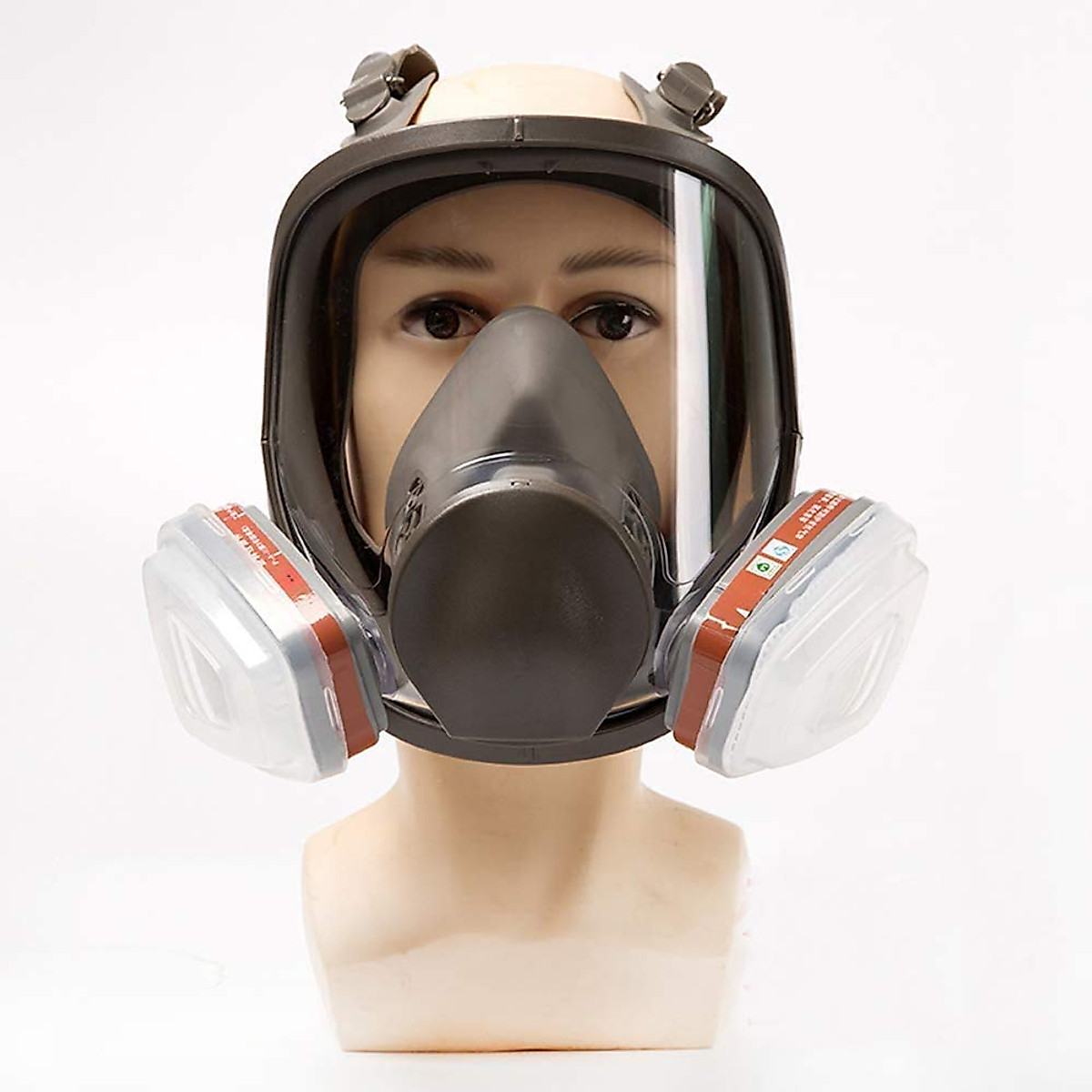 15in1 Full Face Respirator,Full Face Wide Field of View,Widely Used in Organic Gas,Paint spary, Chemical,Woodworking(for 6800 Respirator)