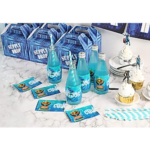 SUYEPER Game Party Supplies Bottle Labels for Birthday Party Game Birthday Party Decorations (24 Count)