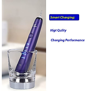 Replacement Glass Cup for Philips Sonicare Diamondclean Toothbrush Charger,Charging Base Cup for Sonicare HX 93xx Series & HX 99xx Series