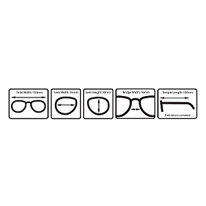 Boost Eyewear 6 Pack Reading Glasses, Traditional Black Frames, for Men and Women, with Comfort Spring Loaded Hinges, Black, 6 Pairs (+1.75)