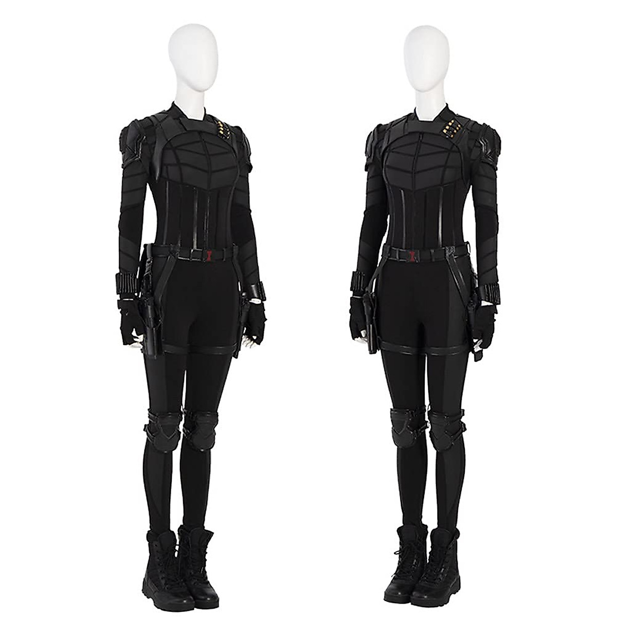 Yelena Belova Costume Jacket Vest Women Black Agent Soldier Natasha Widow Cosplay Halloween Outfits (Small, Style 4)